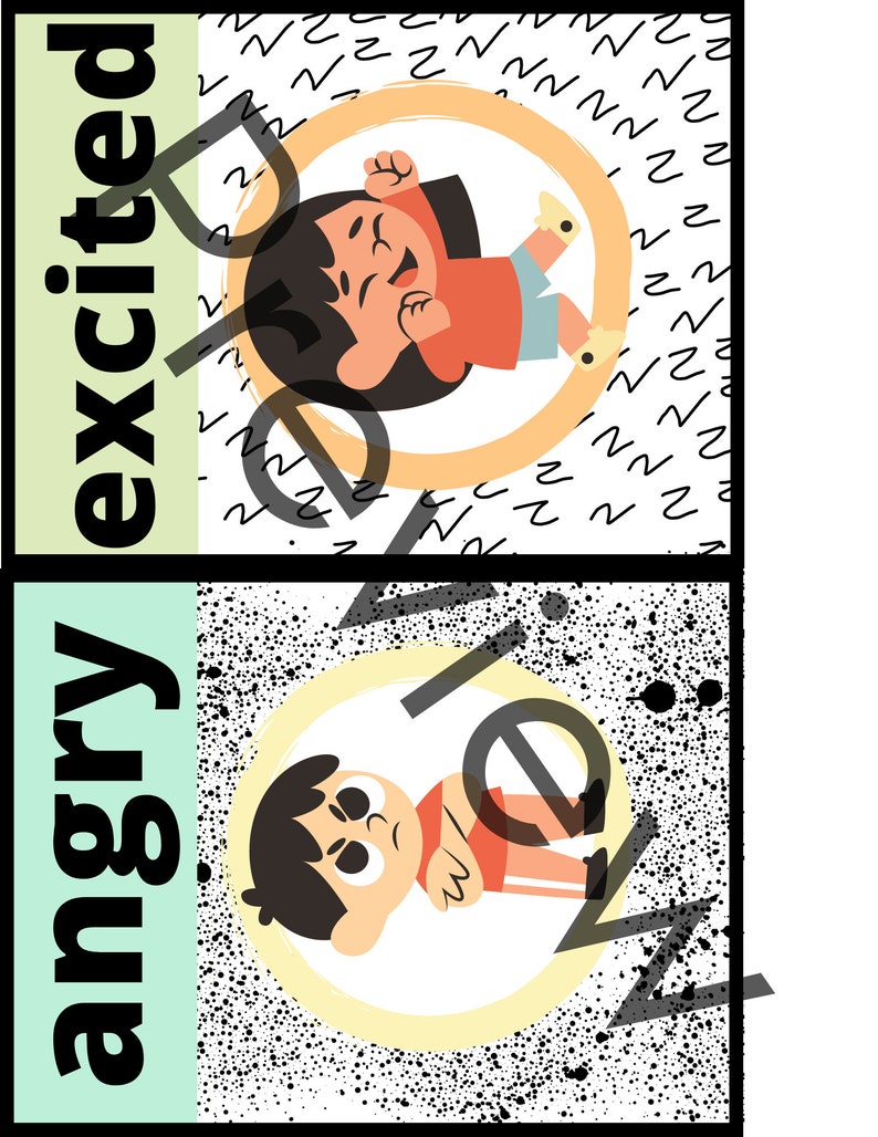 Dotty Pastel Emotion Cards for Classroom - Etsy