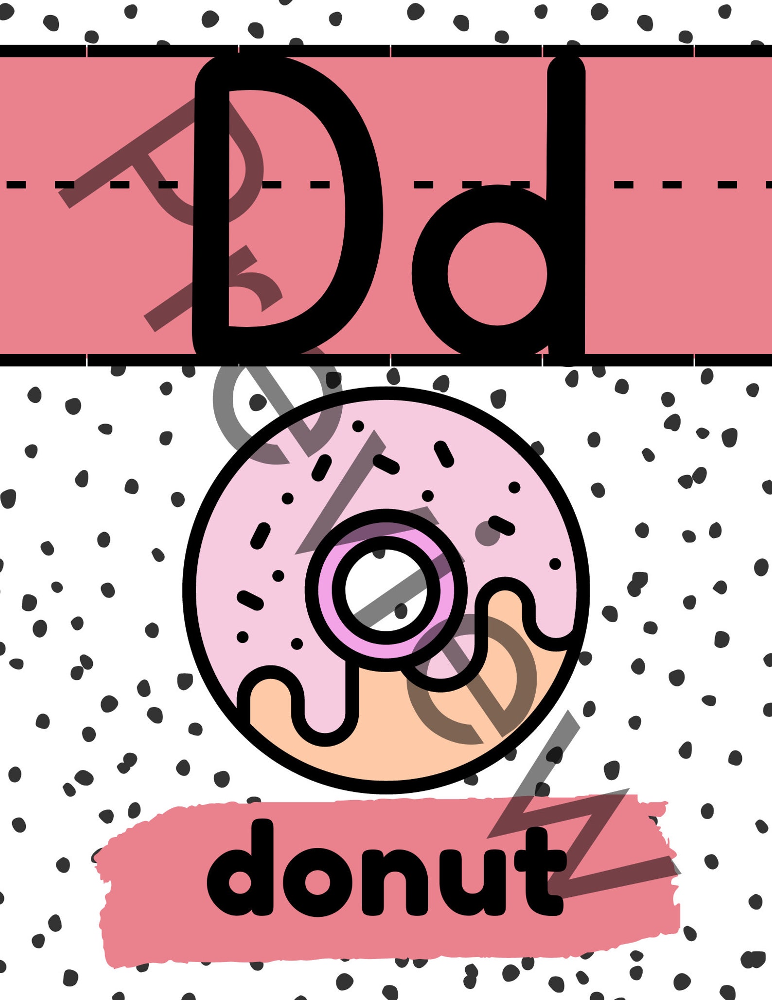 Printable Classroom Dotty Pastel Alphabet - Etsy