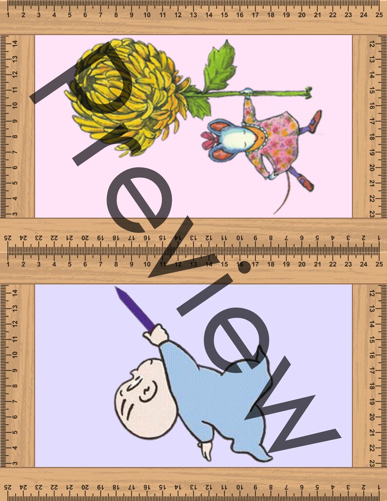 Pastel Storybook Character Posters Download - Etsy