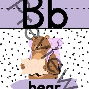 Printable Classroom Dotty Pastel Alphabet - Etsy