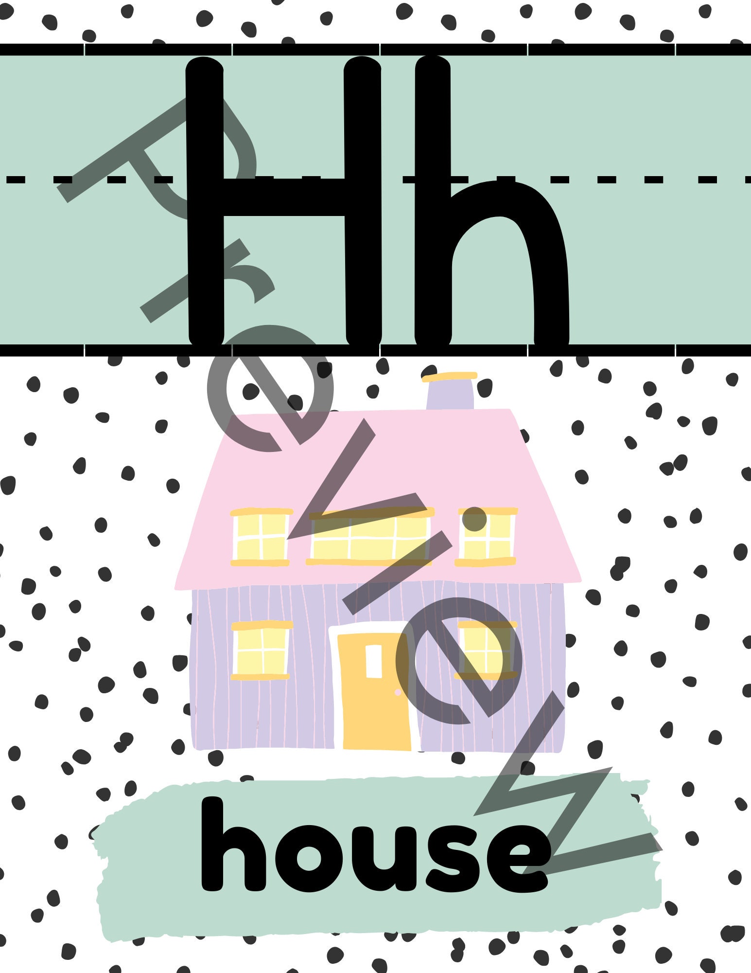 Printable Classroom Dotty Pastel Alphabet - Etsy