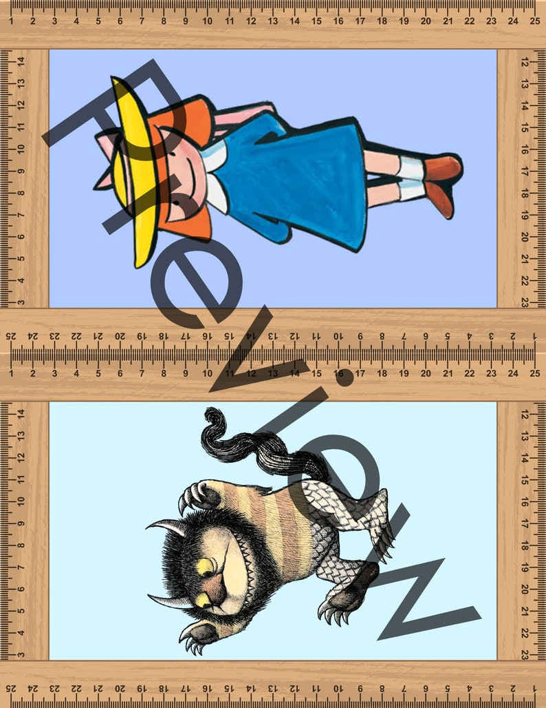 Pastel Storybook Character Posters Download - Etsy