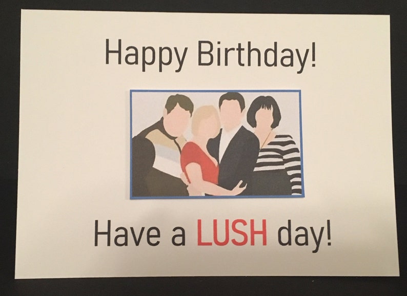 TV Inspired Birthday Cards - Etsy