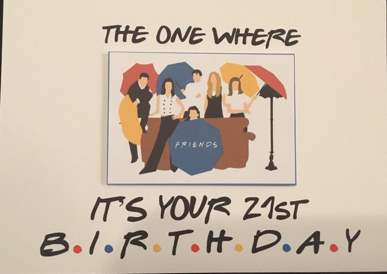TV Inspired Birthday Cards - Etsy