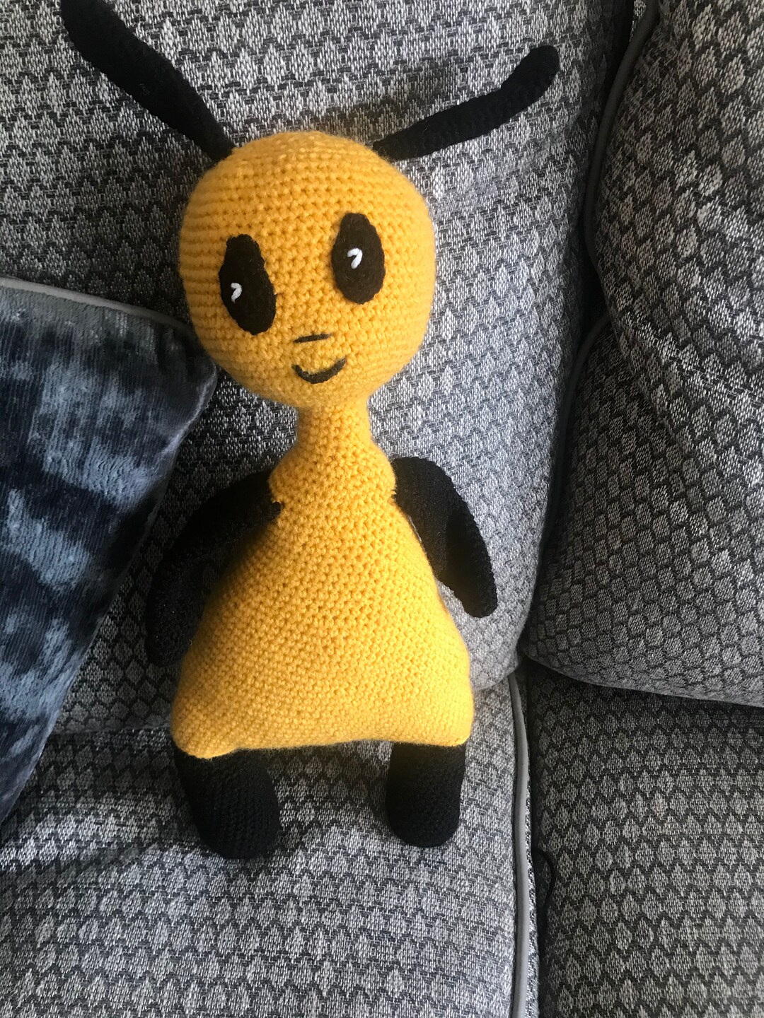 Amigurami Flop Teddy From Cbeebies Show Bing - Etsy