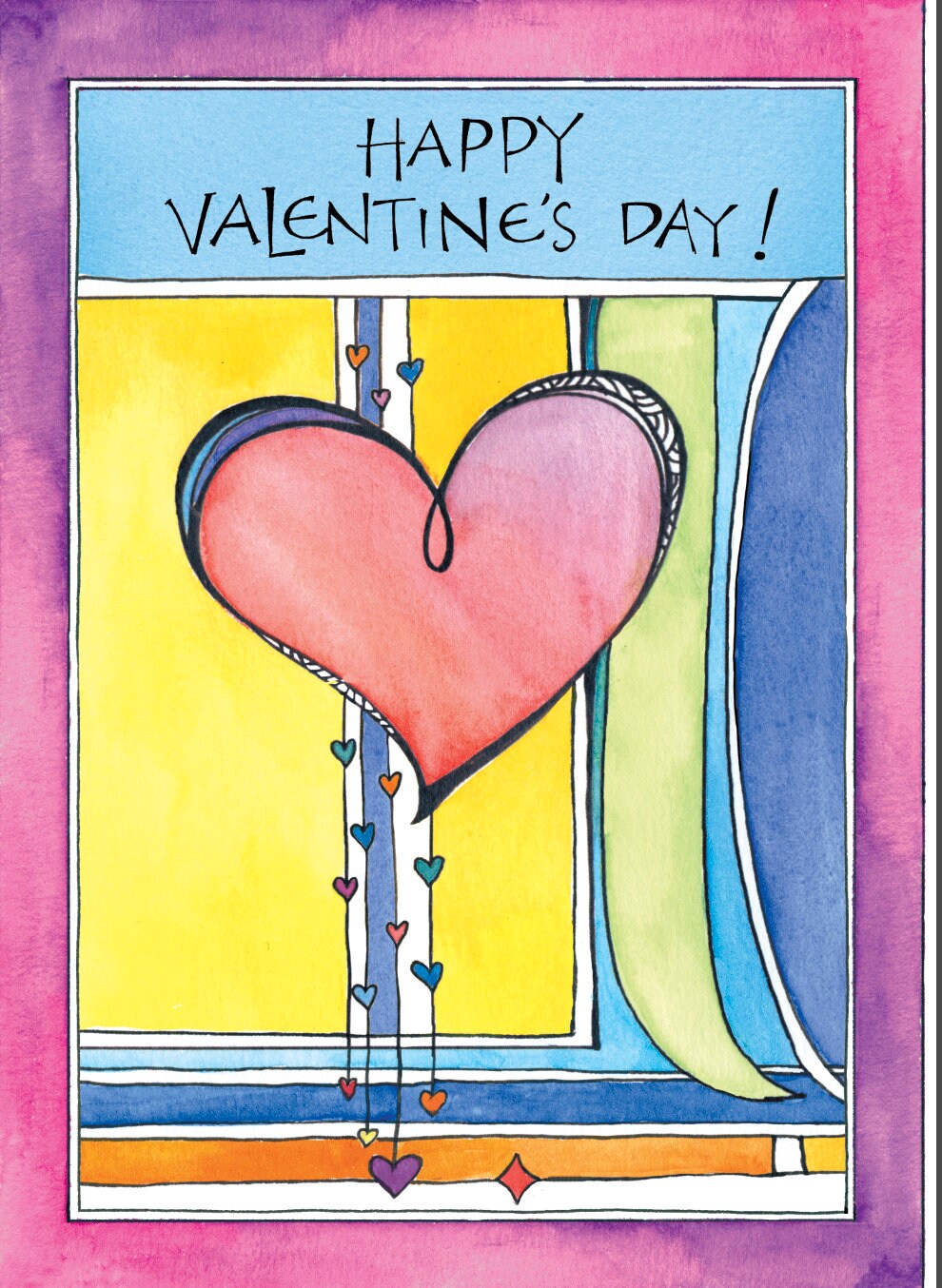 Printable Color-your-own Valentine Cards Zenspirations® by Joanne Fink ...