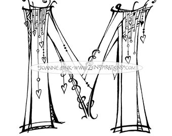 Zenspirations by Joanne Fink Full Alphabet With Ampersand Instant ...