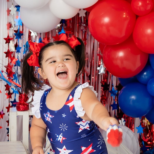 Patriotic Swimsuit - Etsy