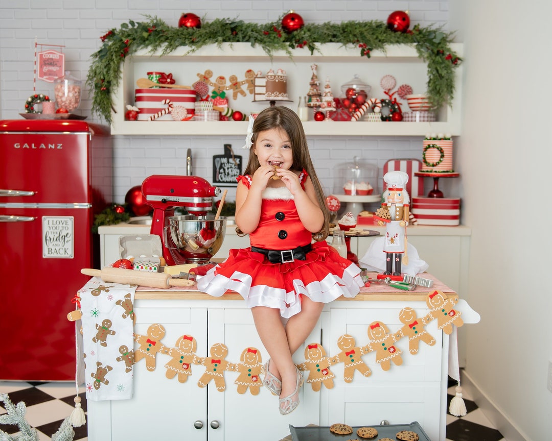 Girls Santa Claus Dress / Santa Claus Outfit/ Toddler Santa Dress ...