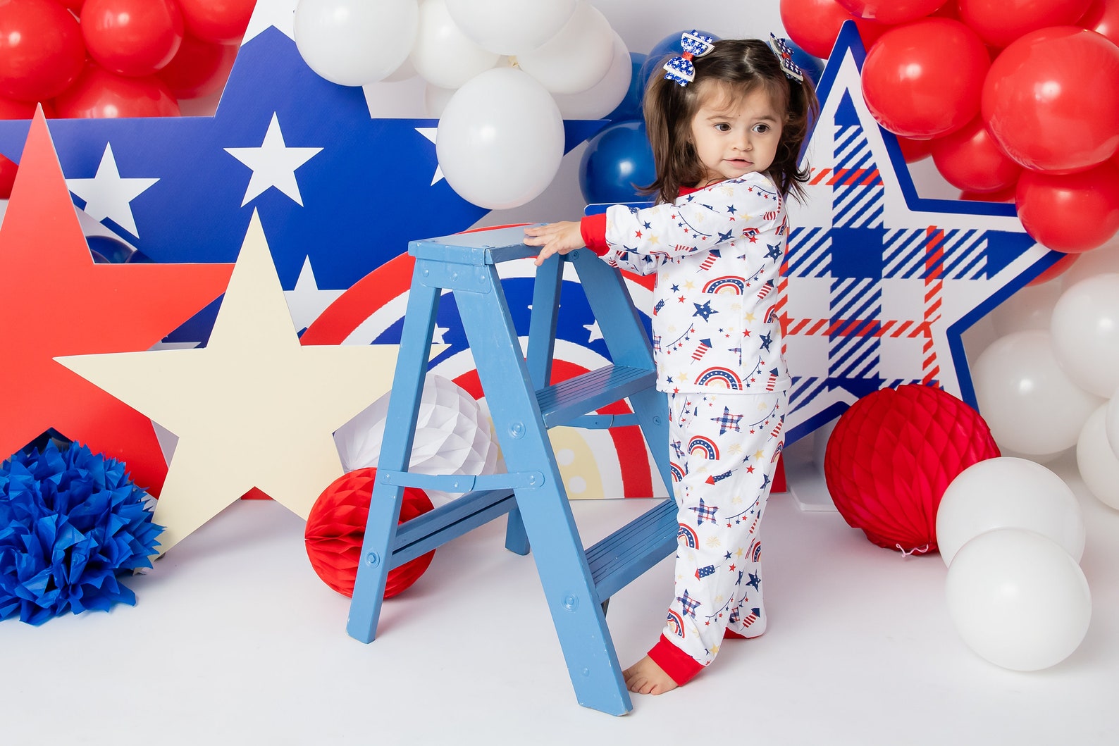 Kids 4th of July Pajamas / Matching Sibling Pj's / 4th of | Etsy