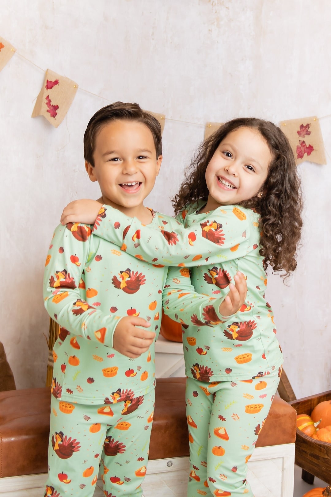 Boy's Thanksgiving Pajamas/ Matching Sibling Thanksgiving Pajamas ...