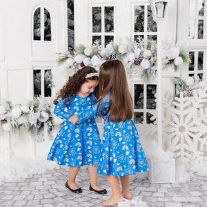 Girls Hanukkah Dress/ Hanukkah Gift for Girl's / Festival of Lights ...