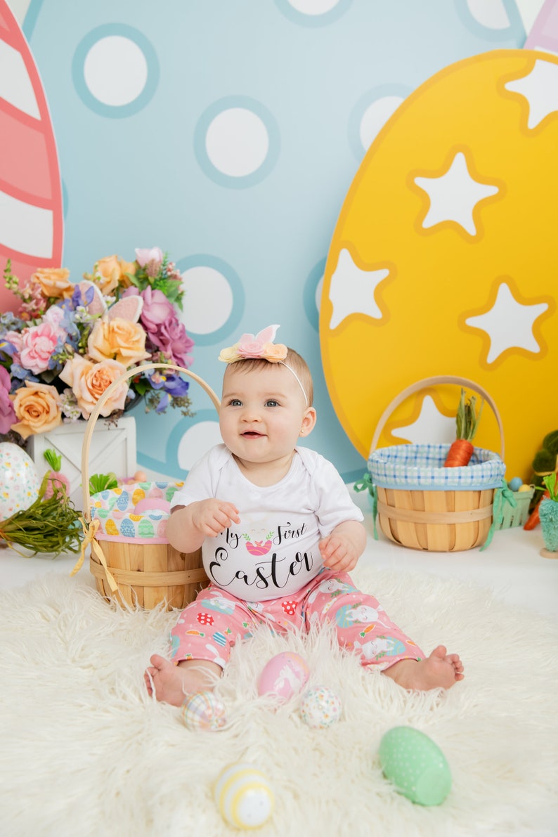 Baby Girl First Easter / My First Easter / Newborn Easter / - Etsy