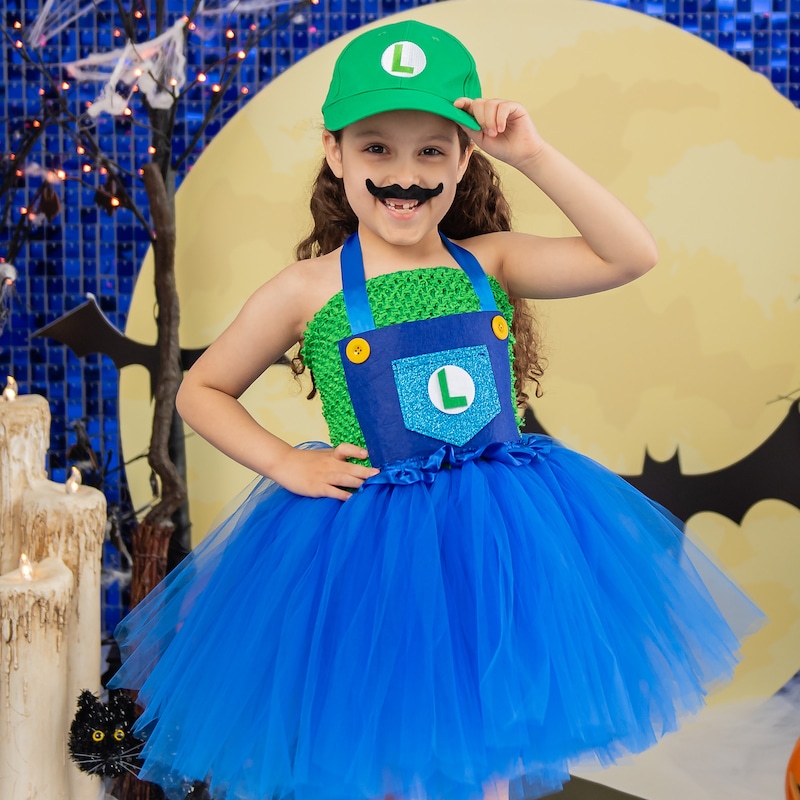 Super Mario Bros Cosplay Girls Mario Dress - Etsy