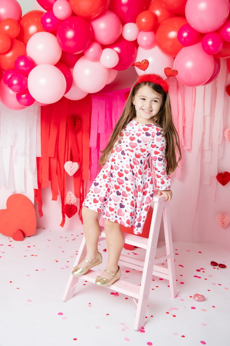 Girls Valentine's Day Dress/ Girls Valentine's Day - Etsy