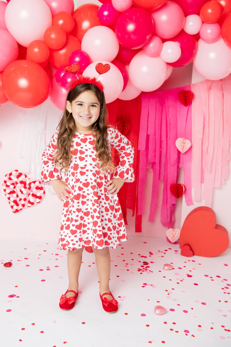 Girls Valentine's Day Dress/ Girls Valentine's Day - Etsy