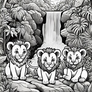 Majestic Fun Kids Coloring Book Pages Bundle, Animals, Dragons, Nature ...