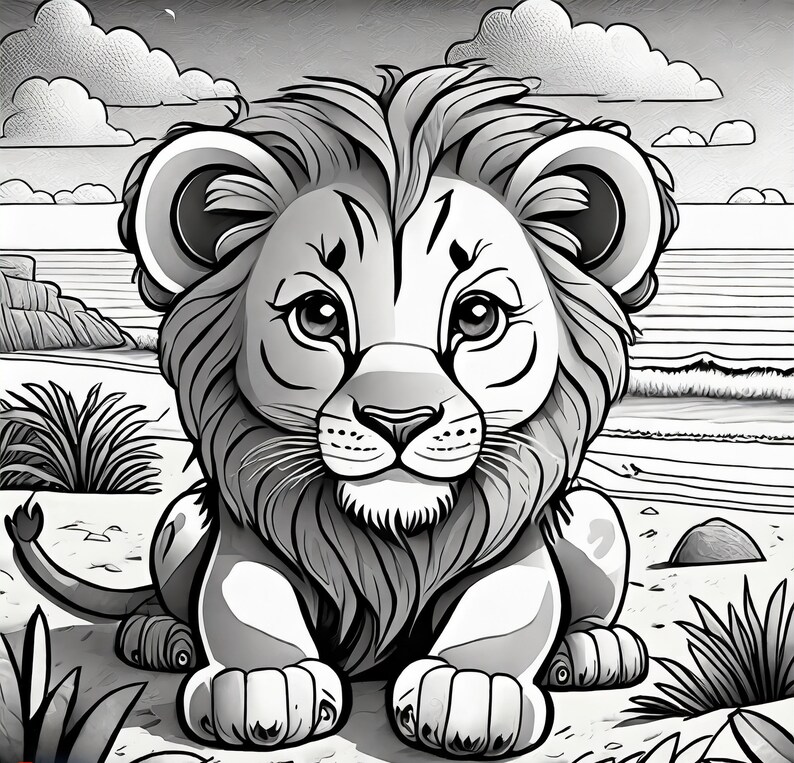 Majestic Fun Kids Coloring Book Pages Bundle, Animals, Dragons, Nature ...