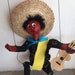 Mariachi Puppet, Mexican Marionette With a Guitar and Sombrero - Etsy