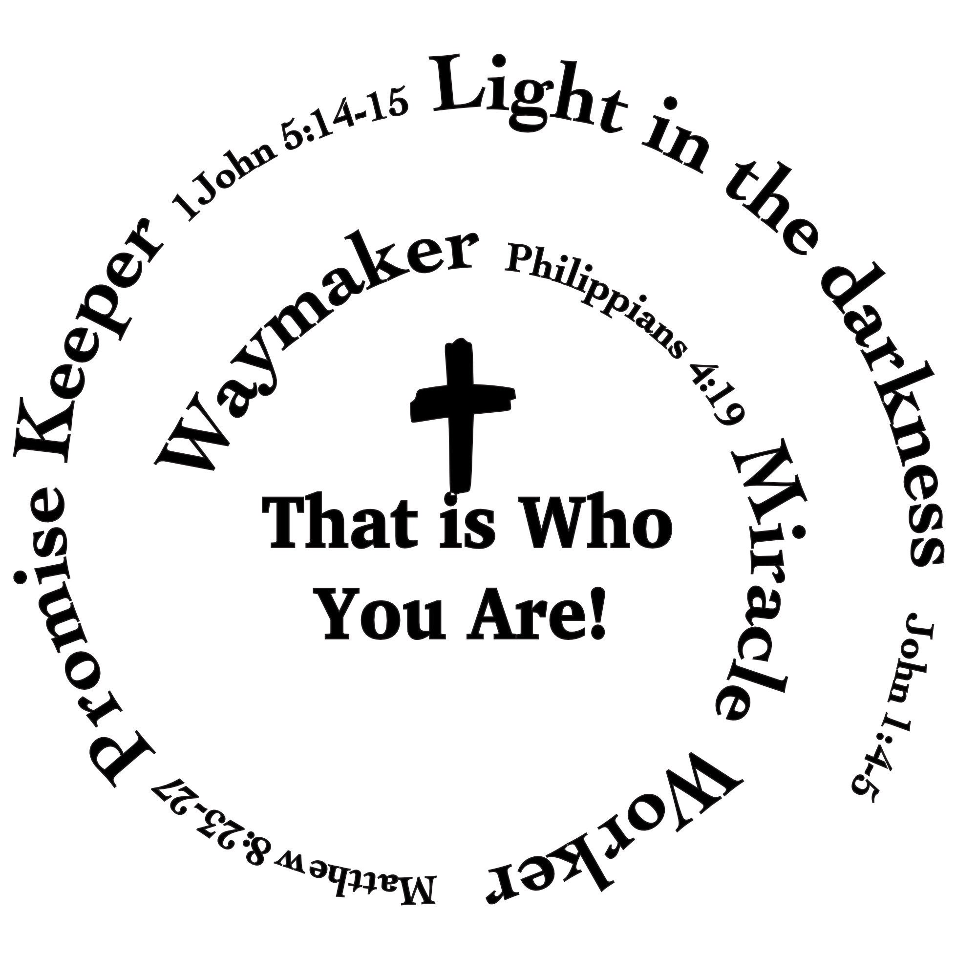 Jesus Waymaker with Bible Verses SVG Cut File Digital | Etsy