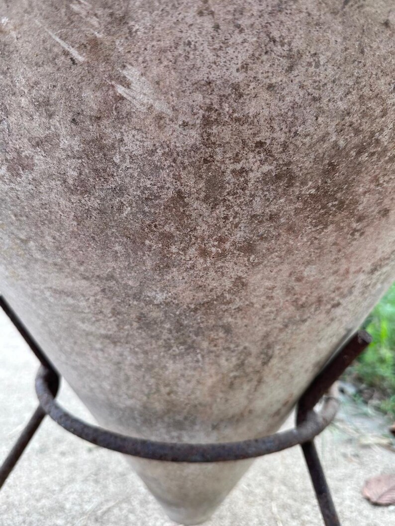 Willy Guhl Cone Planter on Iron Stand - Etsy