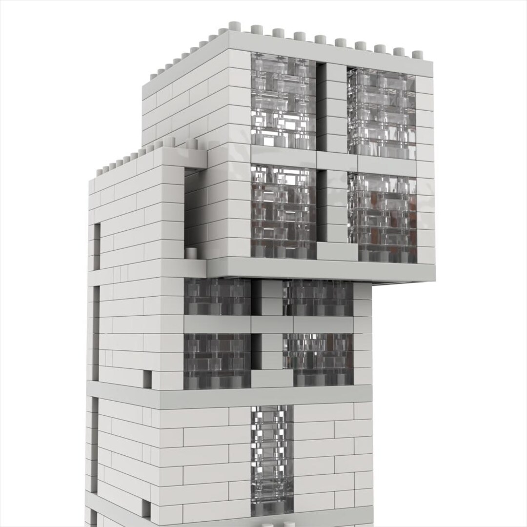 Archbrick 4x4 House (tadao Ando) Architecture Building Brick Nanoblock ...