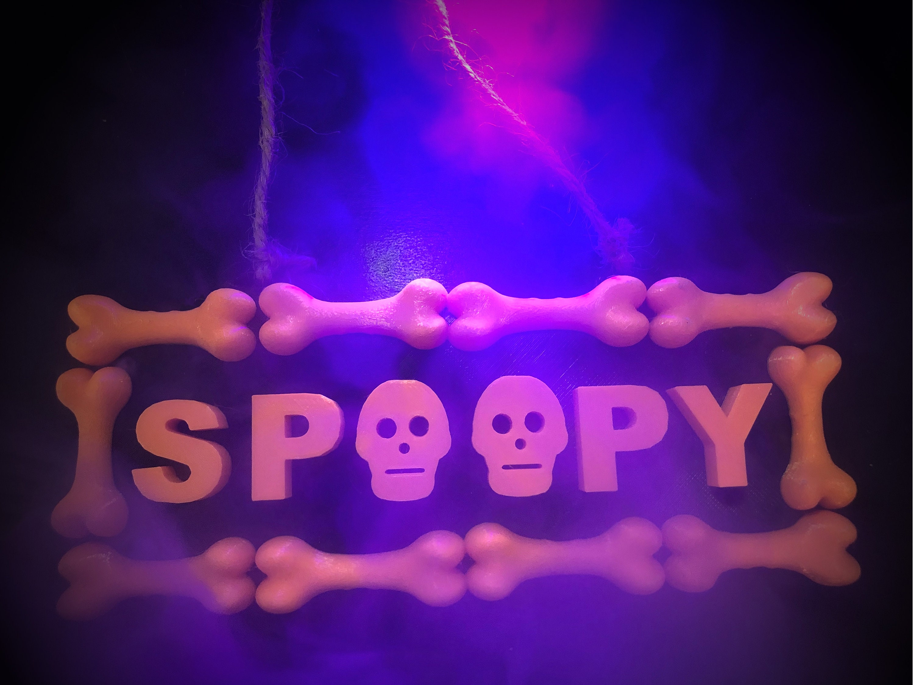 Spoopy Wall Hanger Halloween Decoration - Etsy