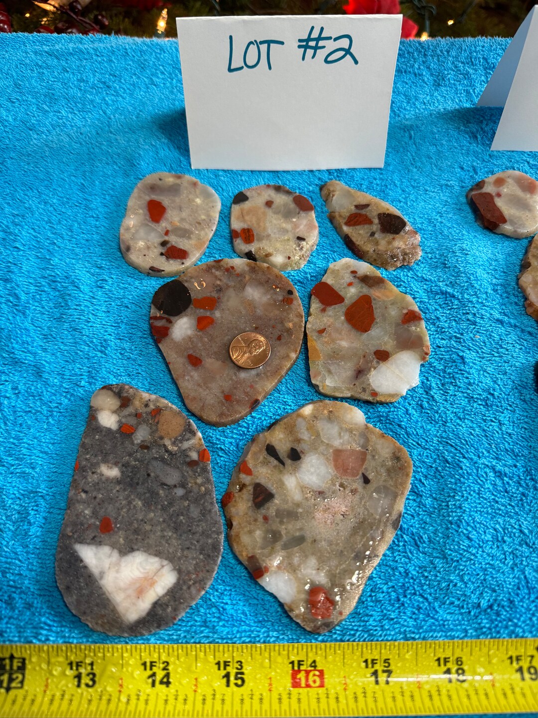 SET of 7 Pudding Stone SLABS Lot JK Includes Shipping - Etsy