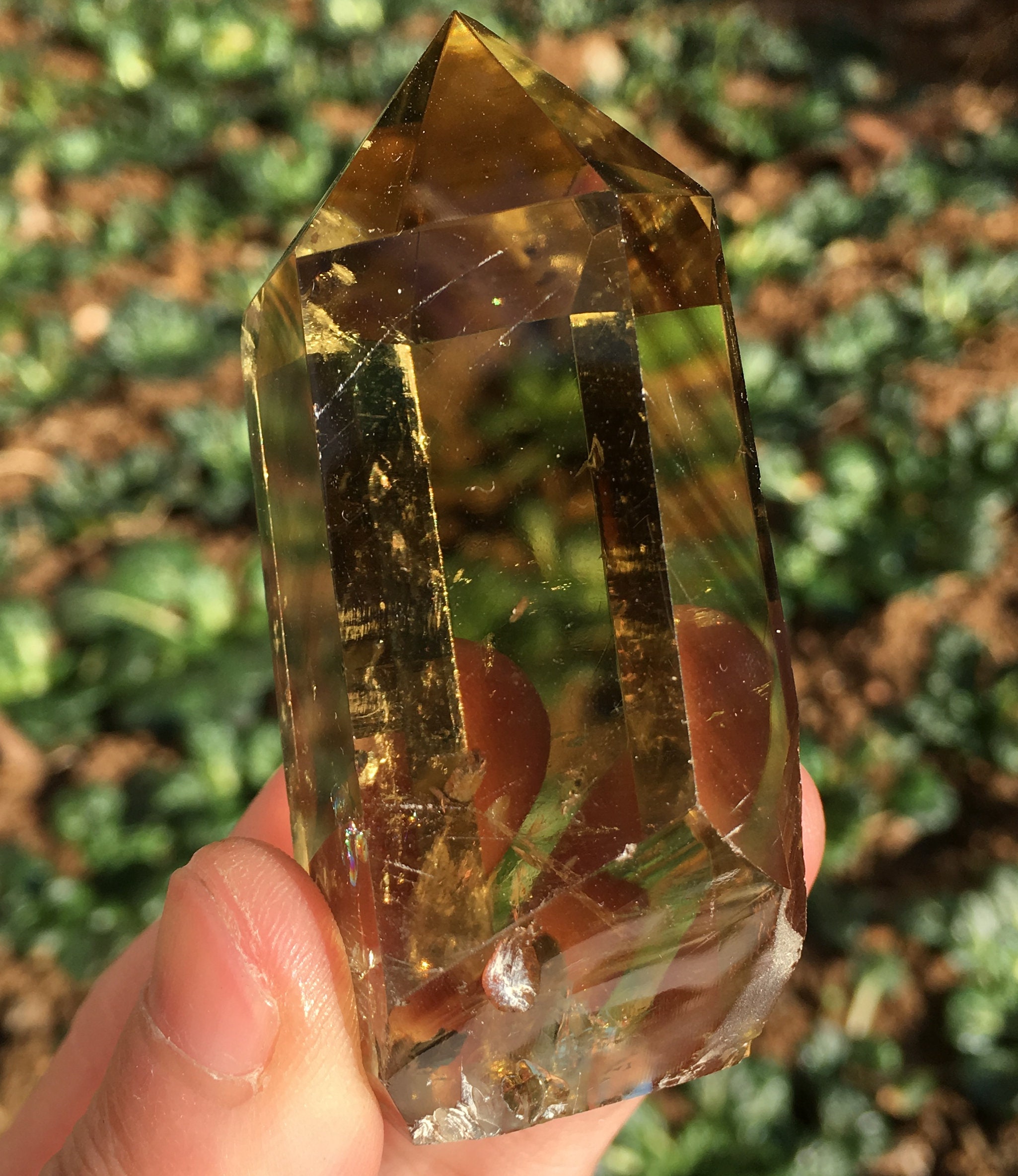Natural transparent citrine crystal quartz tower / citrine | Etsy