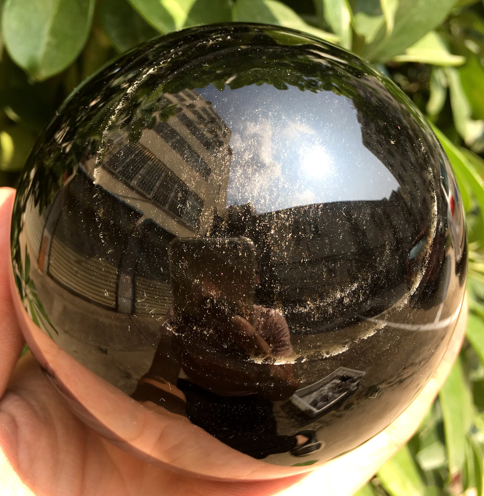 Natural Best Clear obsidian Polished Sphere Shaped/obsidian | Etsy