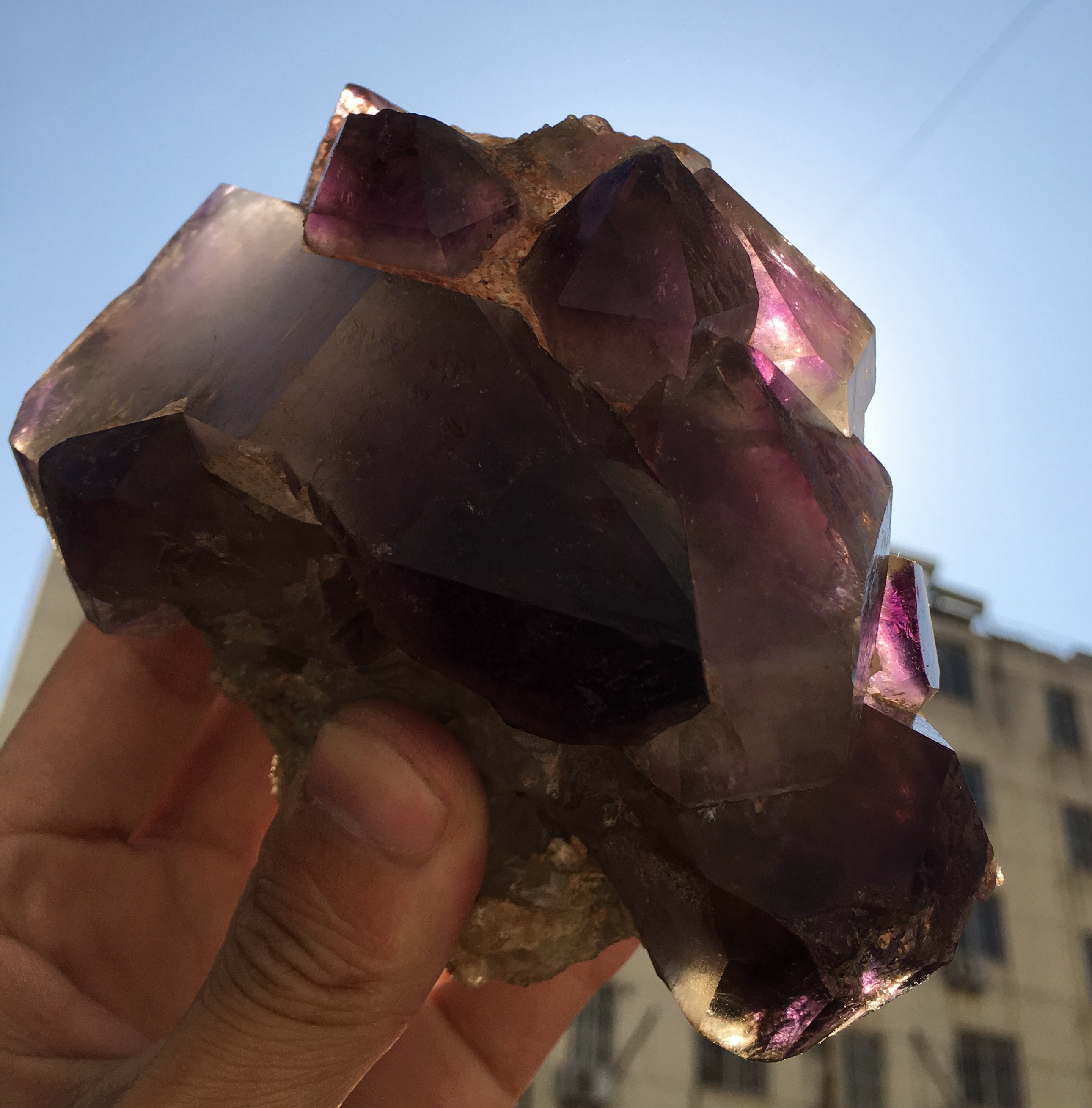 Best Natural Raw Large Chevron Banded Amethyst Quartz Point - Etsy UK