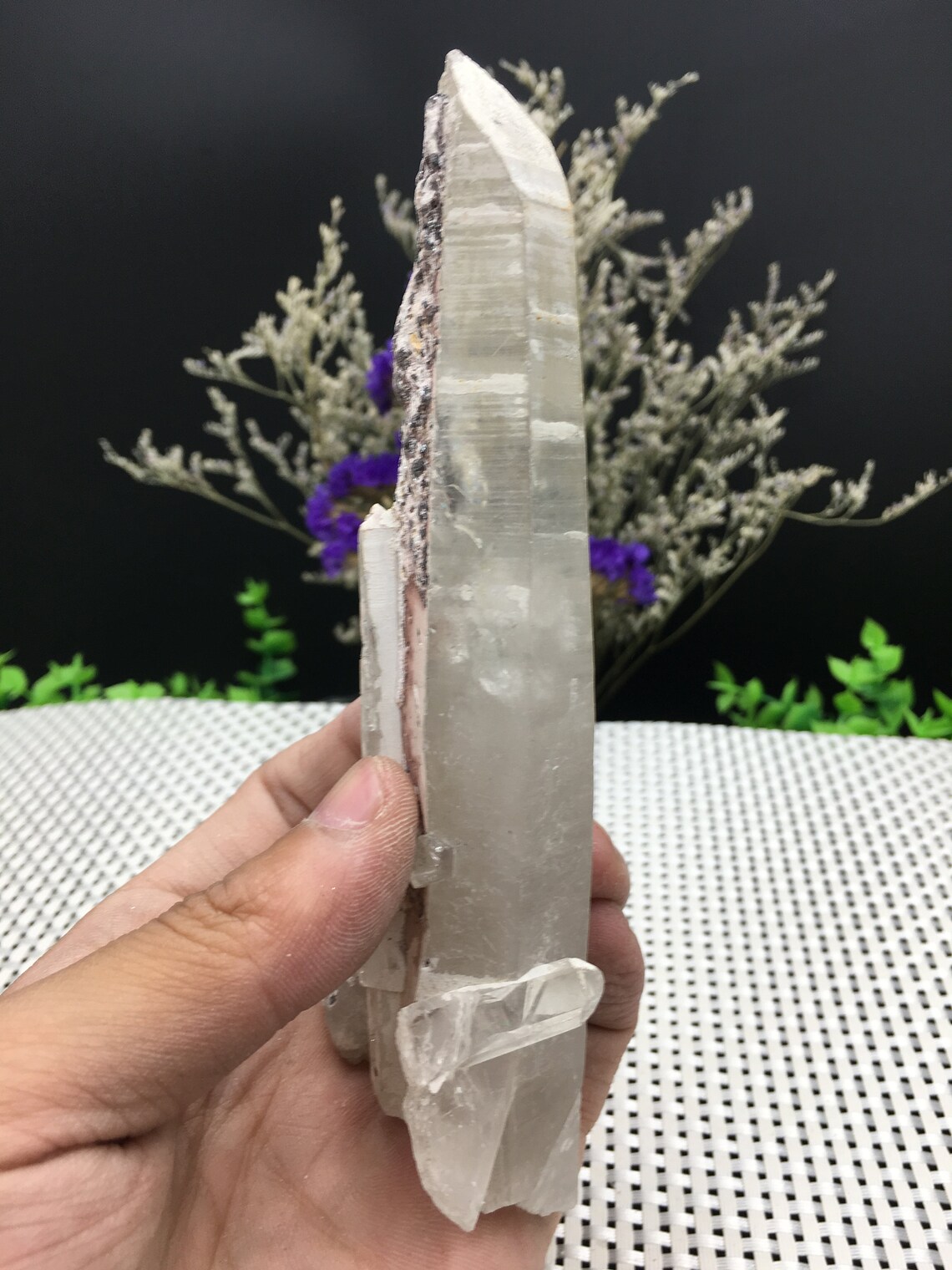 Natural Raw Himalayan Family Crystal Quartz Point/white Abundance ...