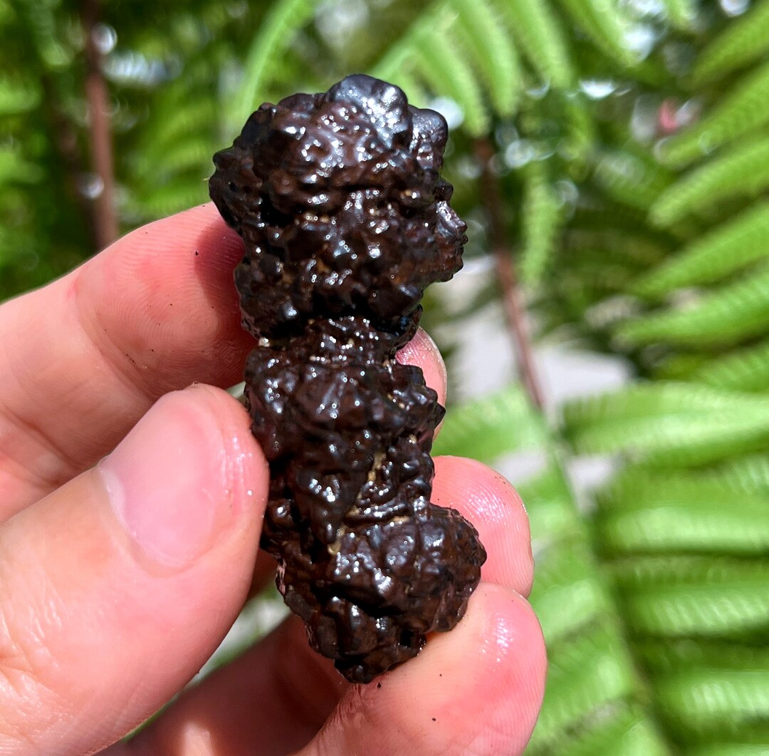 Large Raw Black Crystal Carbonado/black Carbonado/quartz Cluster/rough ...