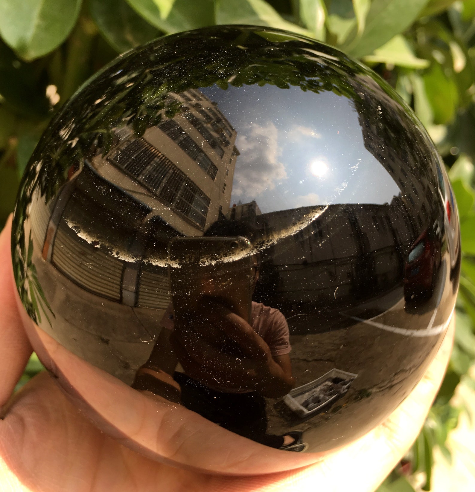 Natural Best Clear obsidian Polished Sphere Shaped/obsidian | Etsy