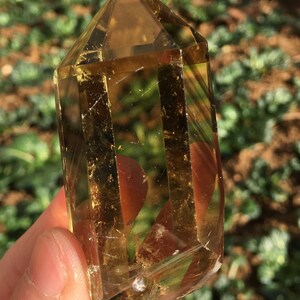 Natural Transparent Citrine Crystal Quartz Tower / Citrine Tower ...