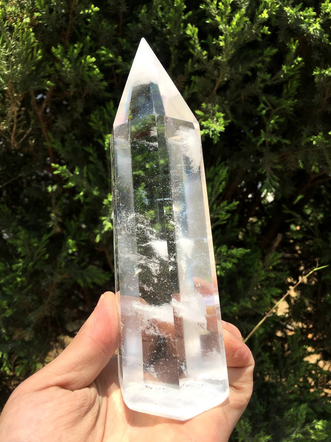 Clear Smelt White Quartz Point/clear Smelt Quartz Polished Chunks ...
