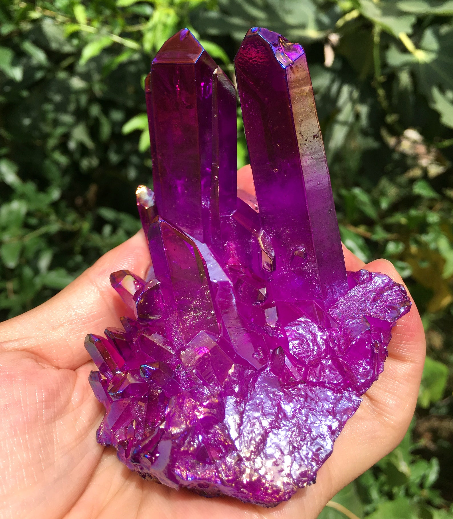 Purple Aura Quartz Crystal Cluster/angel Aura Quartz Crystal - Etsy Purple Aura Quartz Crystal Cluster/angel Aura Quartz Crystal - Etsy