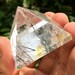Rare Natural Golden Rutilated Pyramid/golden Rutile/quartz Pyramid ...