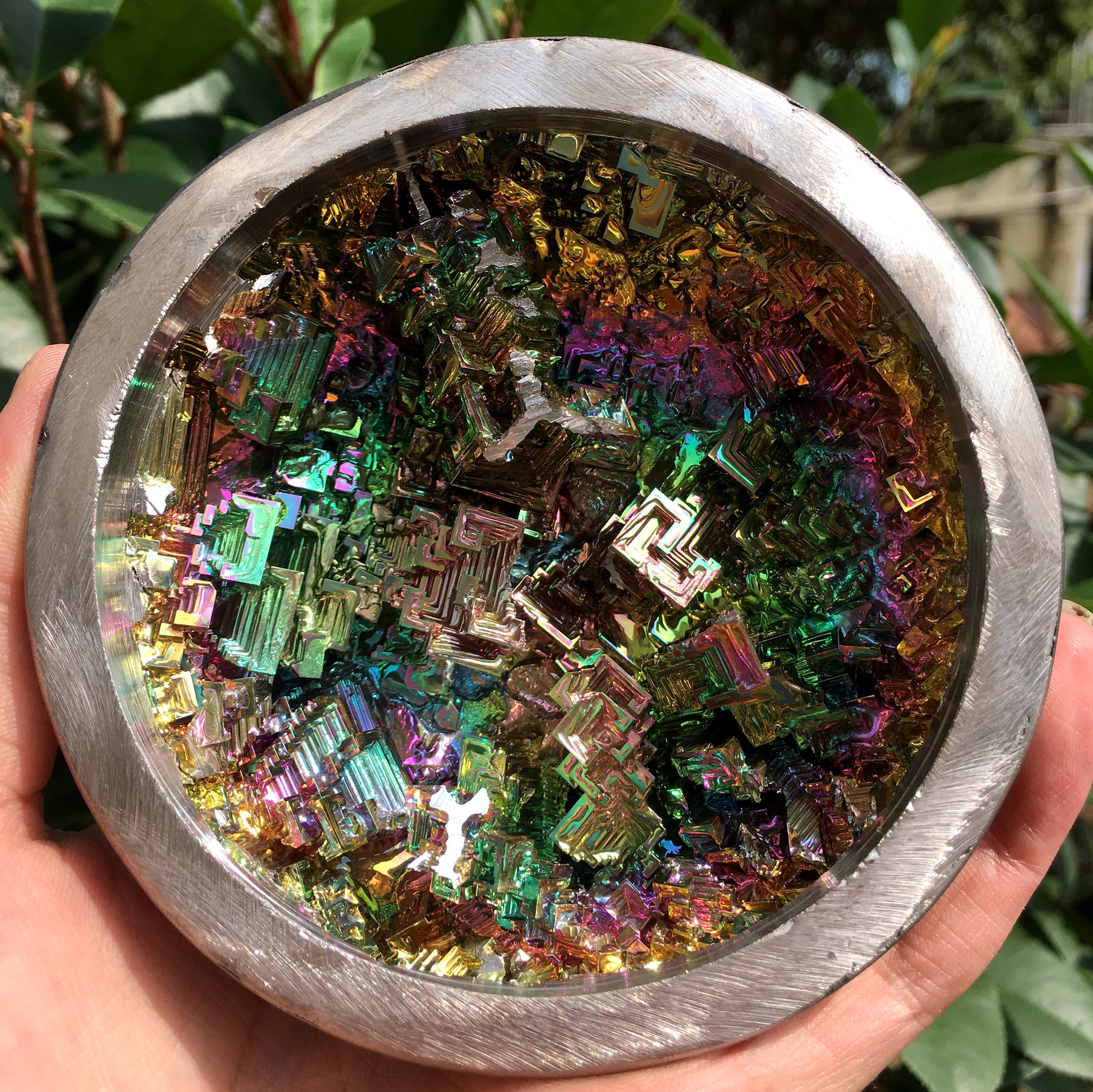 Rare Rainbow Bismuth Ore/rare Metal Rainbow Gemstone/handmade Bismuth ...
