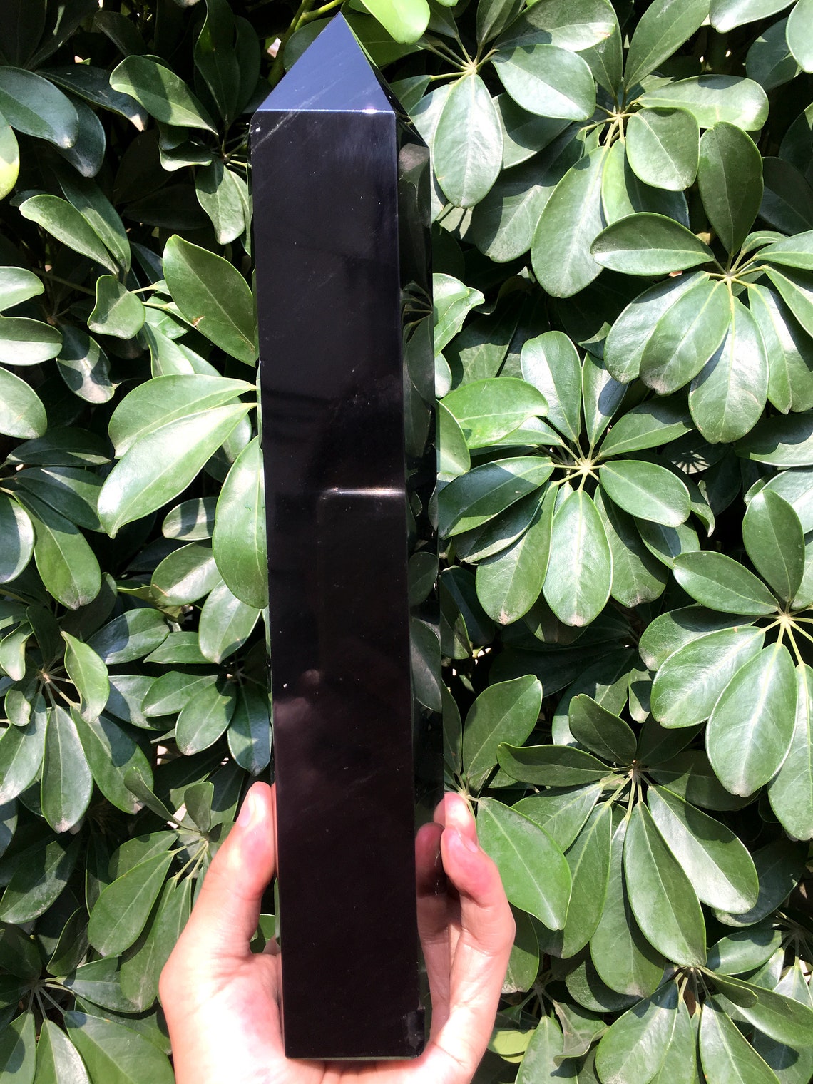 Natural Best Clear obsidian Polished Tower Shaped/obsidian | Etsy