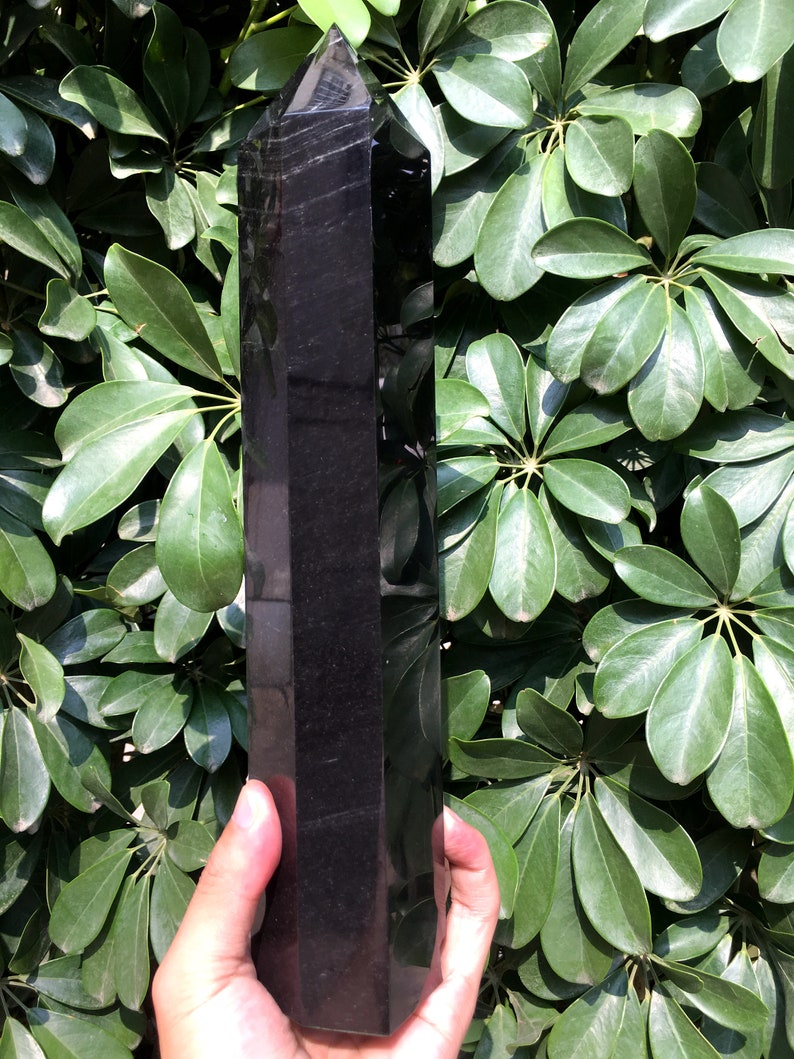 Natural Best Clear Obsidian Polished Tower Shaped/obsidian Tower Stone ...