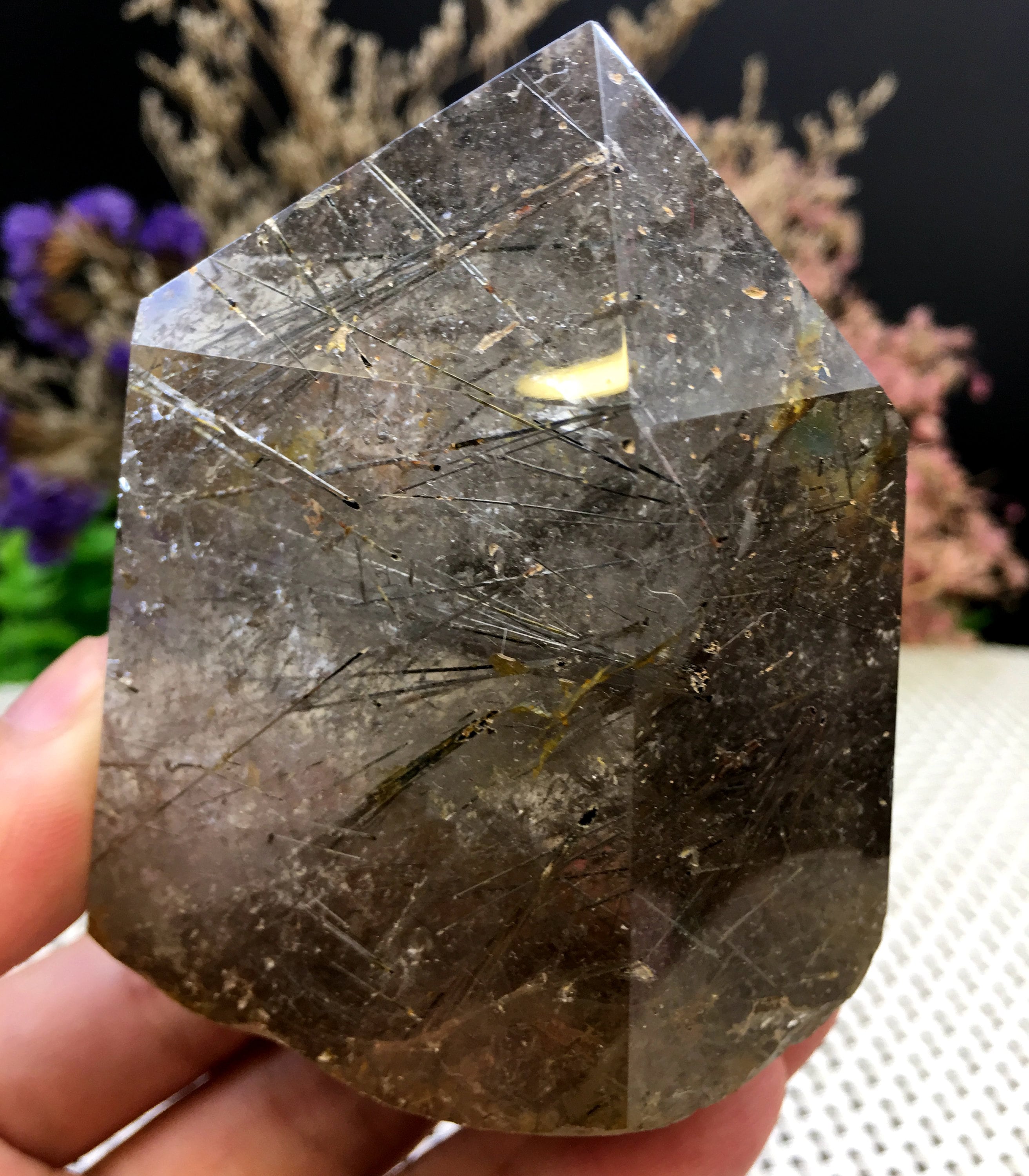 Rare Large Clear Black Rutilated Inclusions Quartz - Etsy UK
