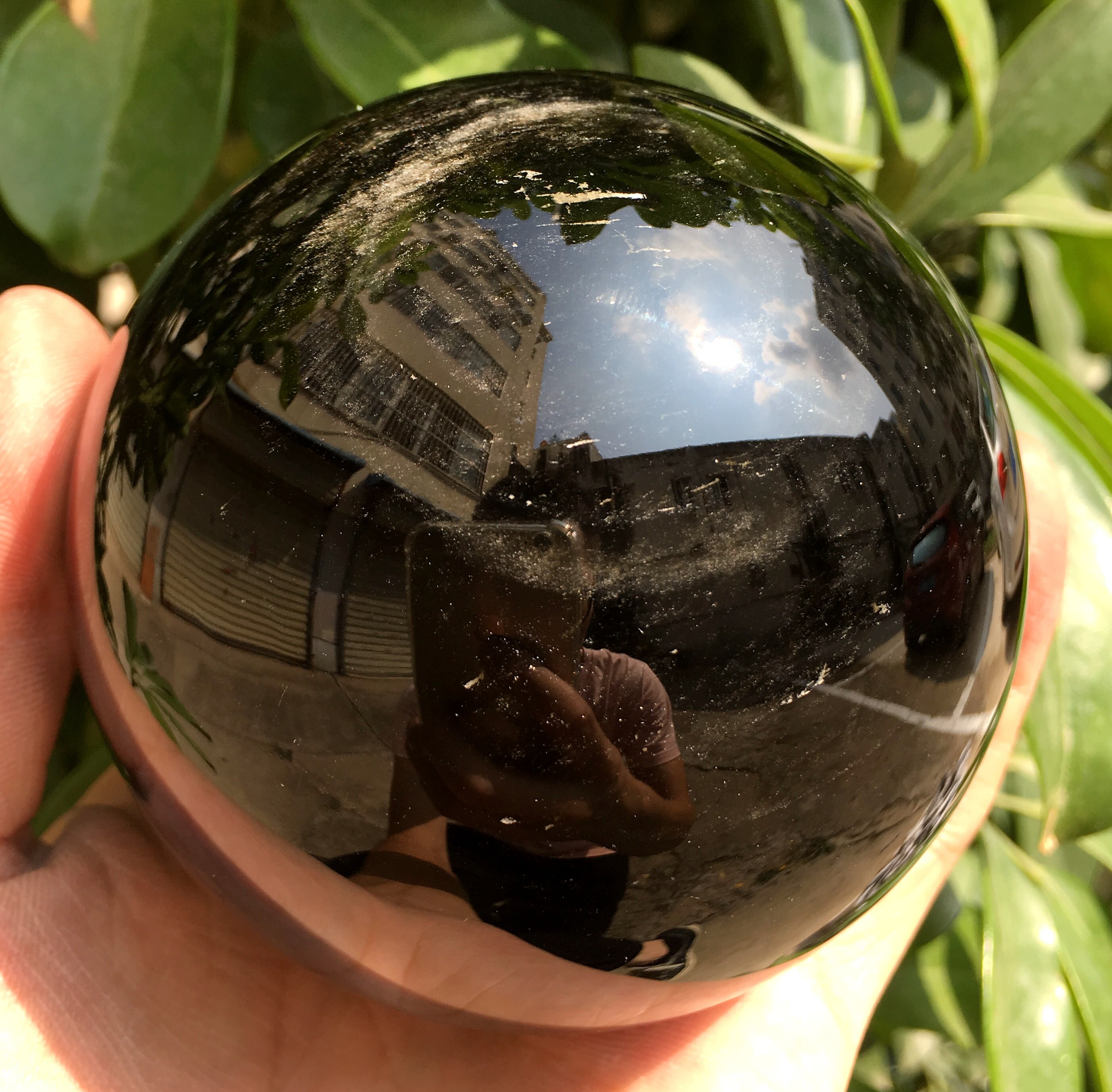 Natural Best Clear Obsidian Polished Sphere Shaped/obsidian | Etsy