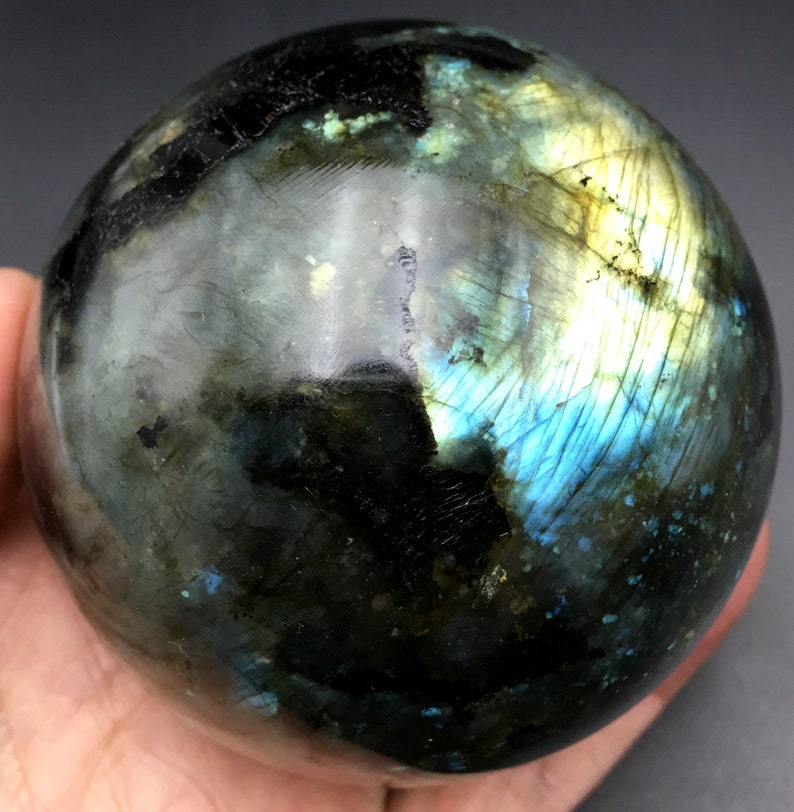 Extra Large Labradorite Sphere/labradorite Ball/shiny Polished - Etsy
