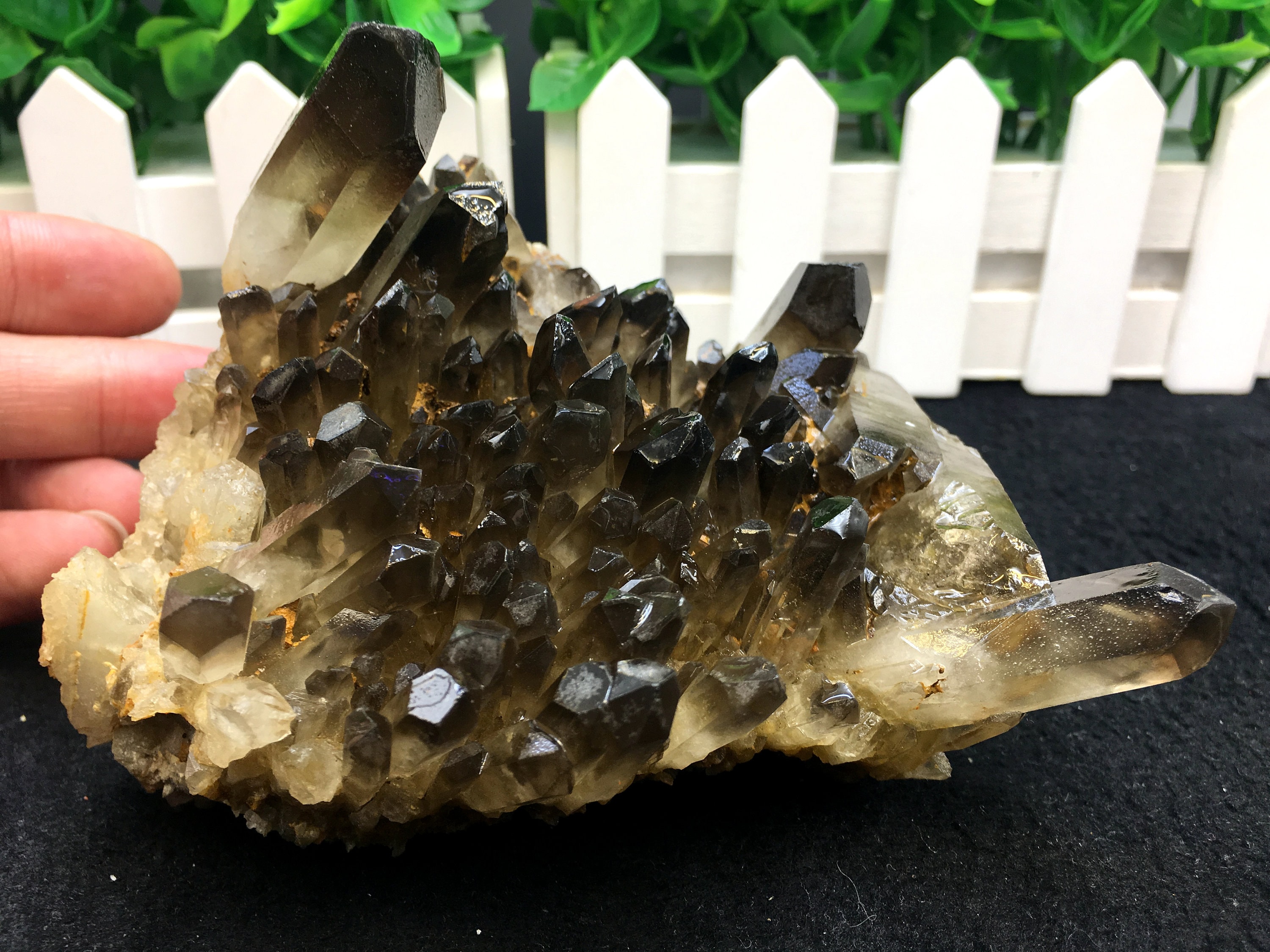 Top Large Raw Yellow Crystal Cluster/smoke Crystal - Etsy