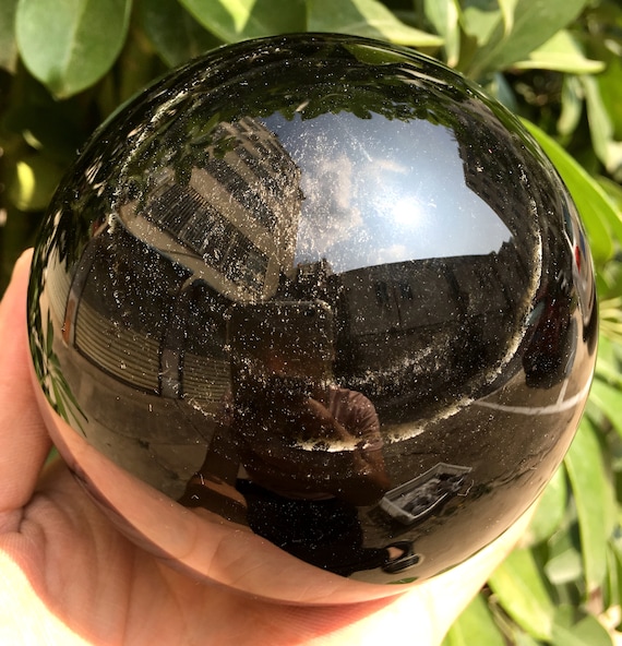 Natural Best Clear obsidian Polished Sphere Shaped/obsidian | Etsy