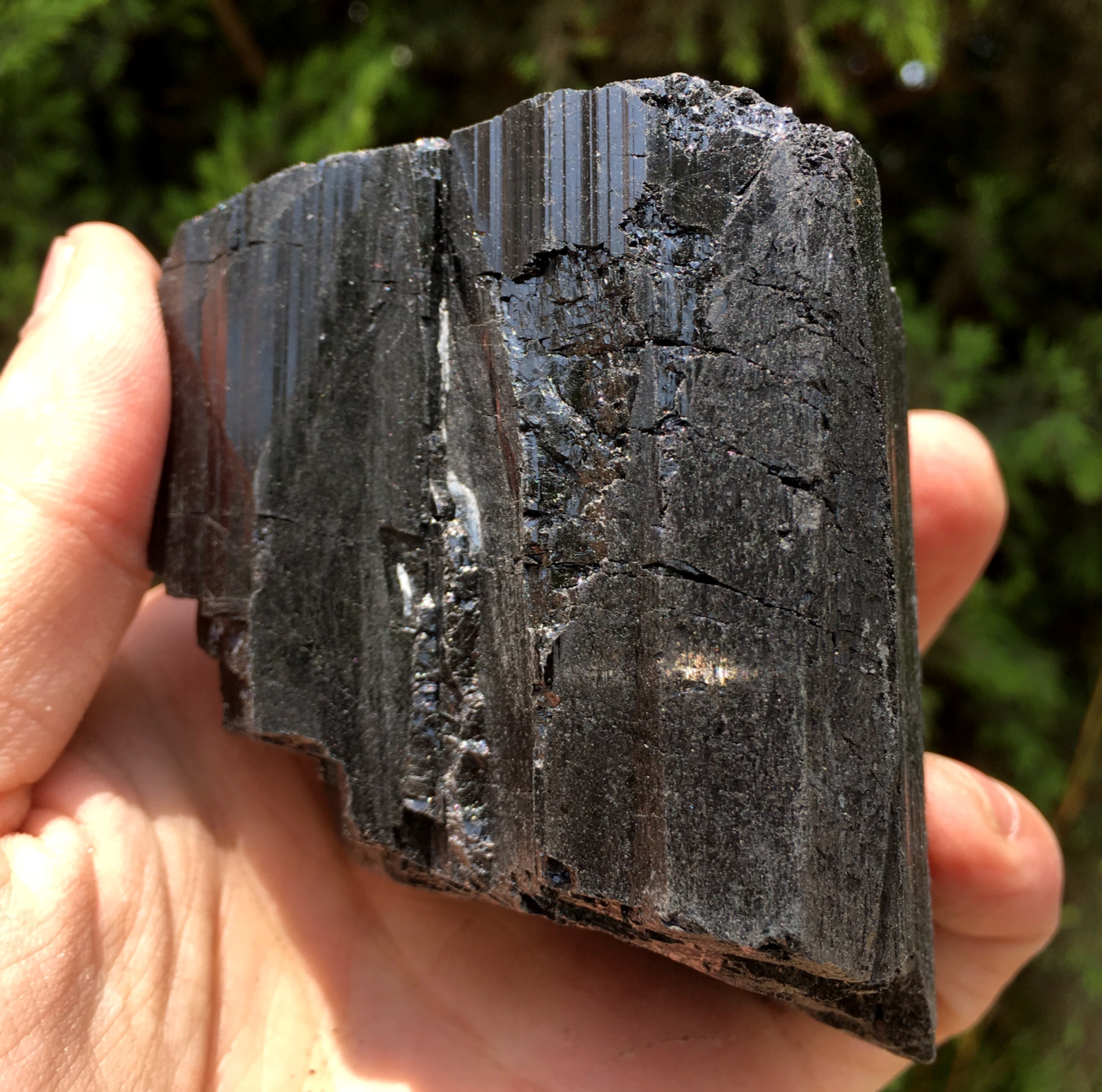 Top Quality Raw Large Natural Raw Black Tourmaline Stone/rough Black ...