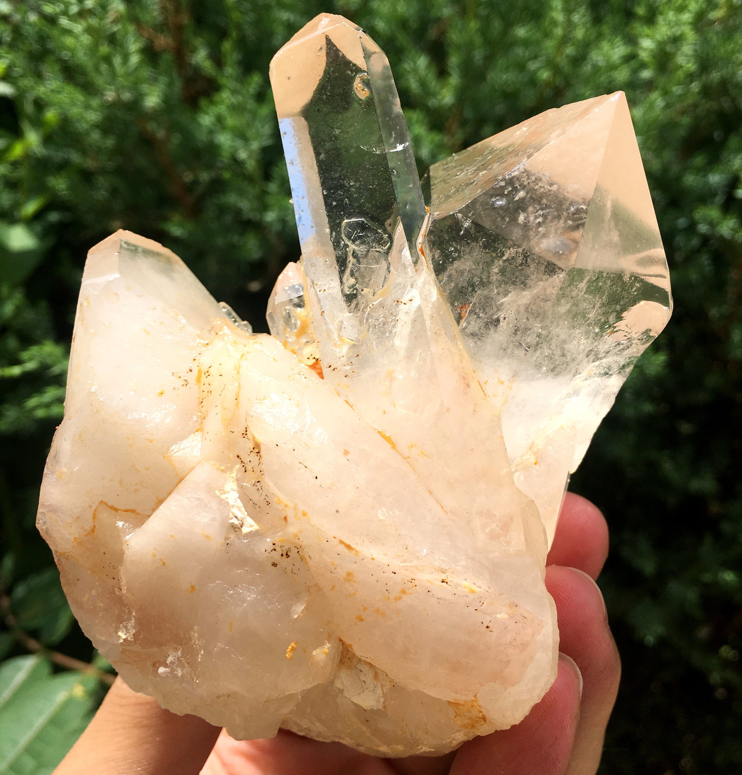 Natural Raw Himalayan Family Crystal Quartz Point/white Abundance ...
