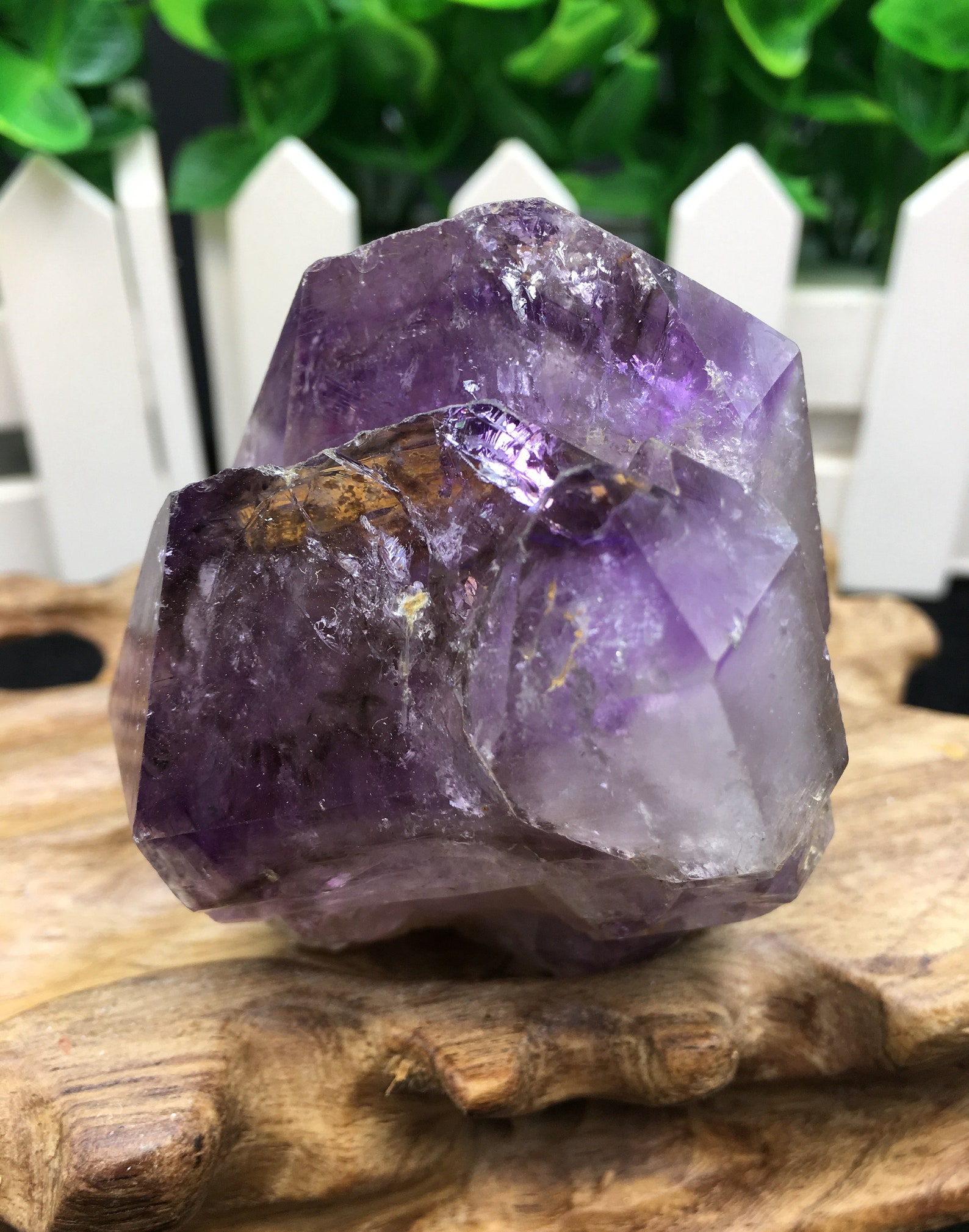 Best Natural Raw Large Chevron Banded Amethyst Quartz Point - Etsy