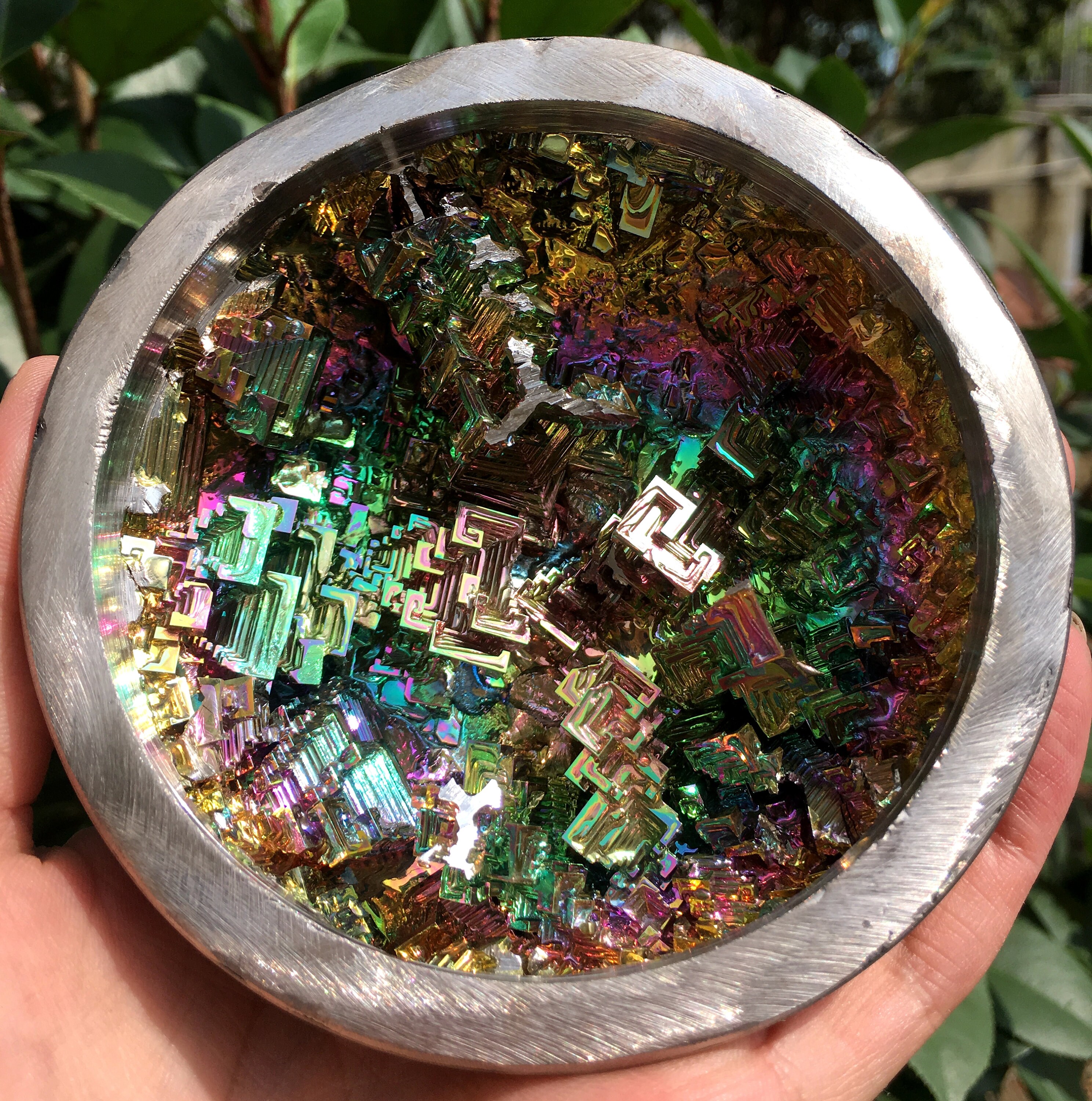 Rare Rainbow Bismuth Ore/rare Metal Rainbow Gemstone/handmade Bismuth ...